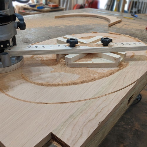 Elliptical Router Jig PDF Plan Oval Router Jig | Etsy Canada