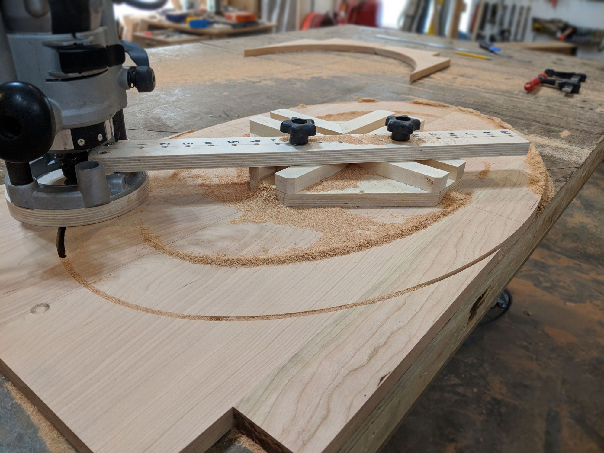 Elliptical Router Jig PDF Plan Oval Router Jig - Etsy