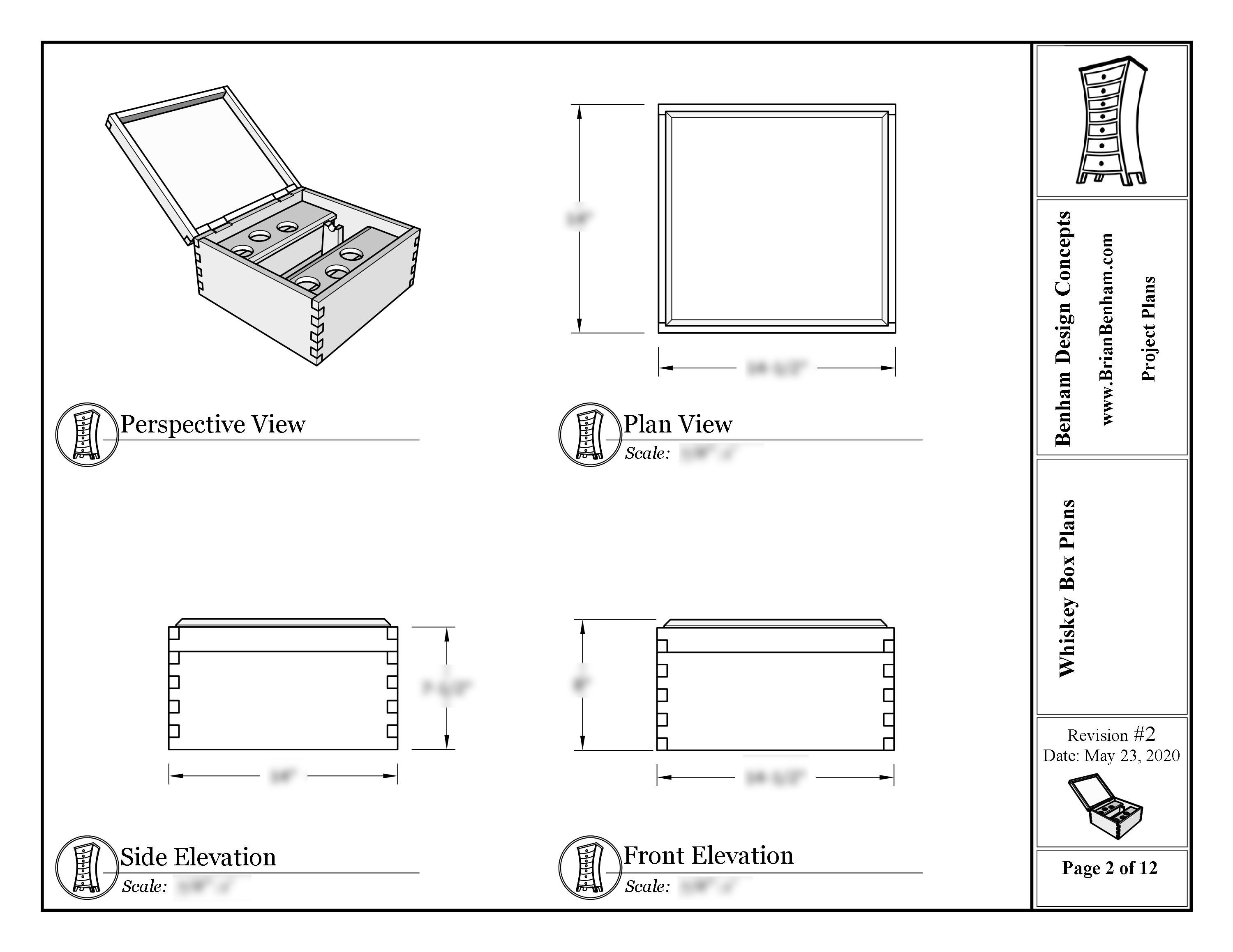 Plans to Build a Whiskey Gift Box - Download PDF - Etsy