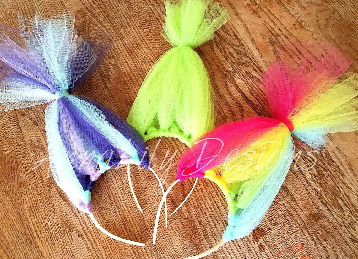 Troll Hair Headbands **buy 3, Get 1 FREE** - Etsy