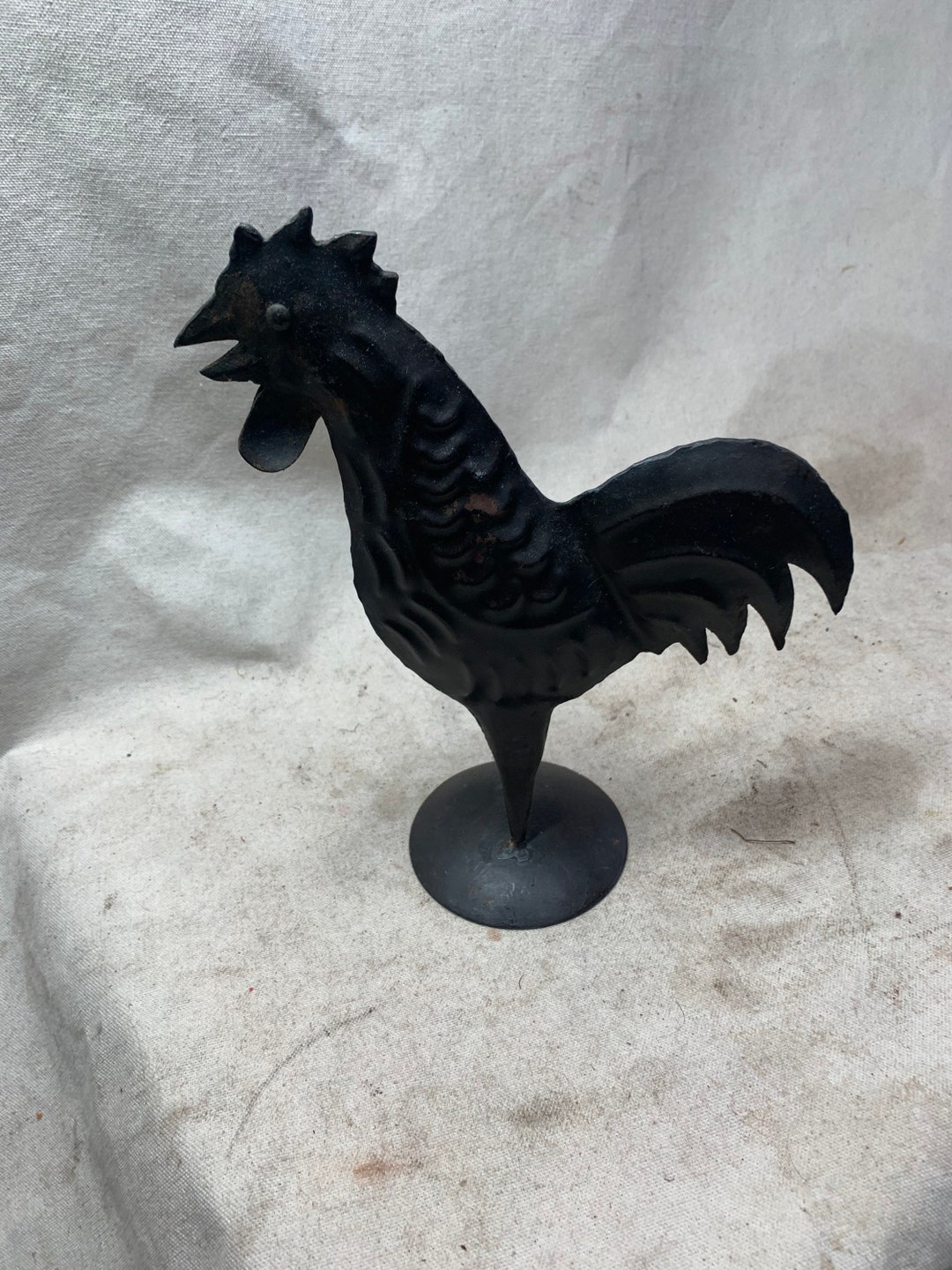 Rooster Metal Statue - Etsy