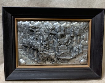 Metal Wall Relief - Etsy