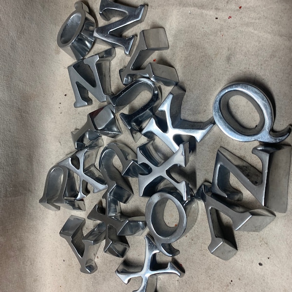 Metal Letters - Etsy