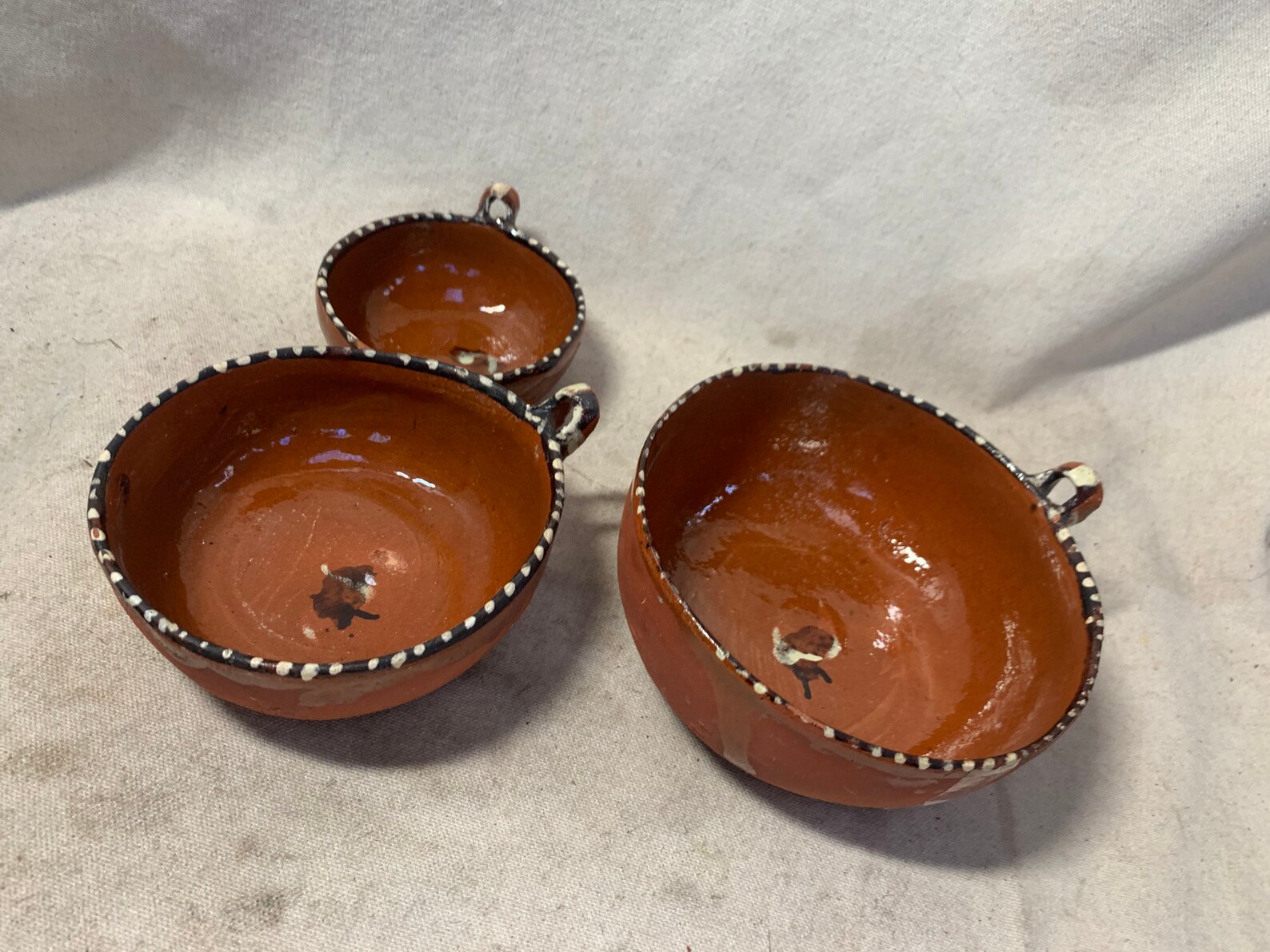 Three Redware Bowls | Etsy