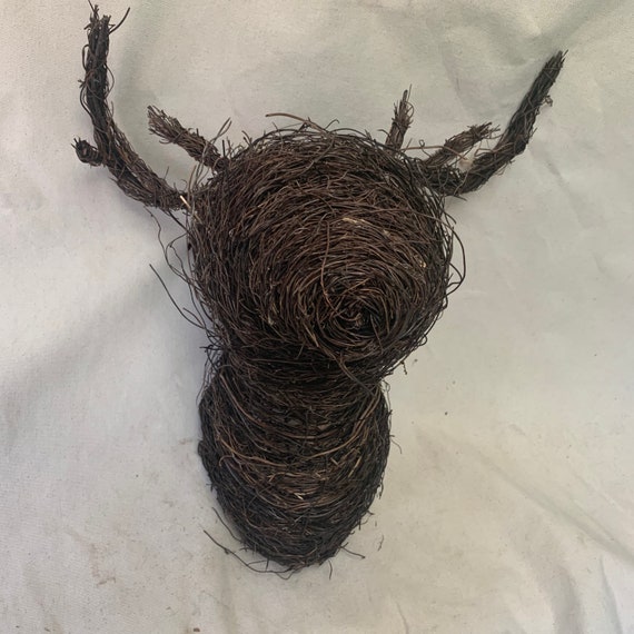 Wonky Stick Deer Head Mount | Etsy