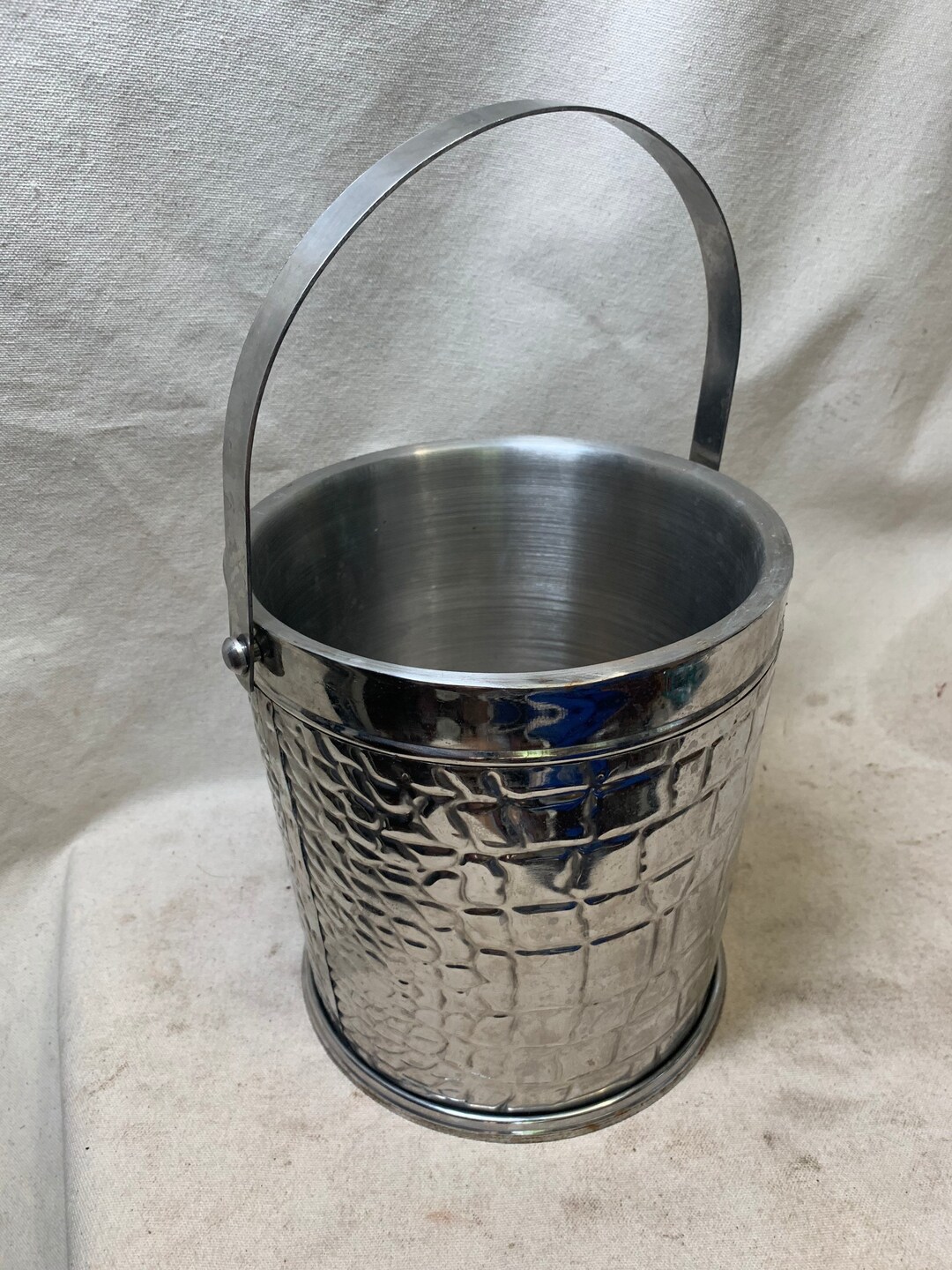 Great Silver Colored Ice Bucket - Etsy