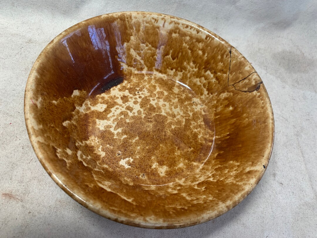 Spatterware Bowl - Etsy