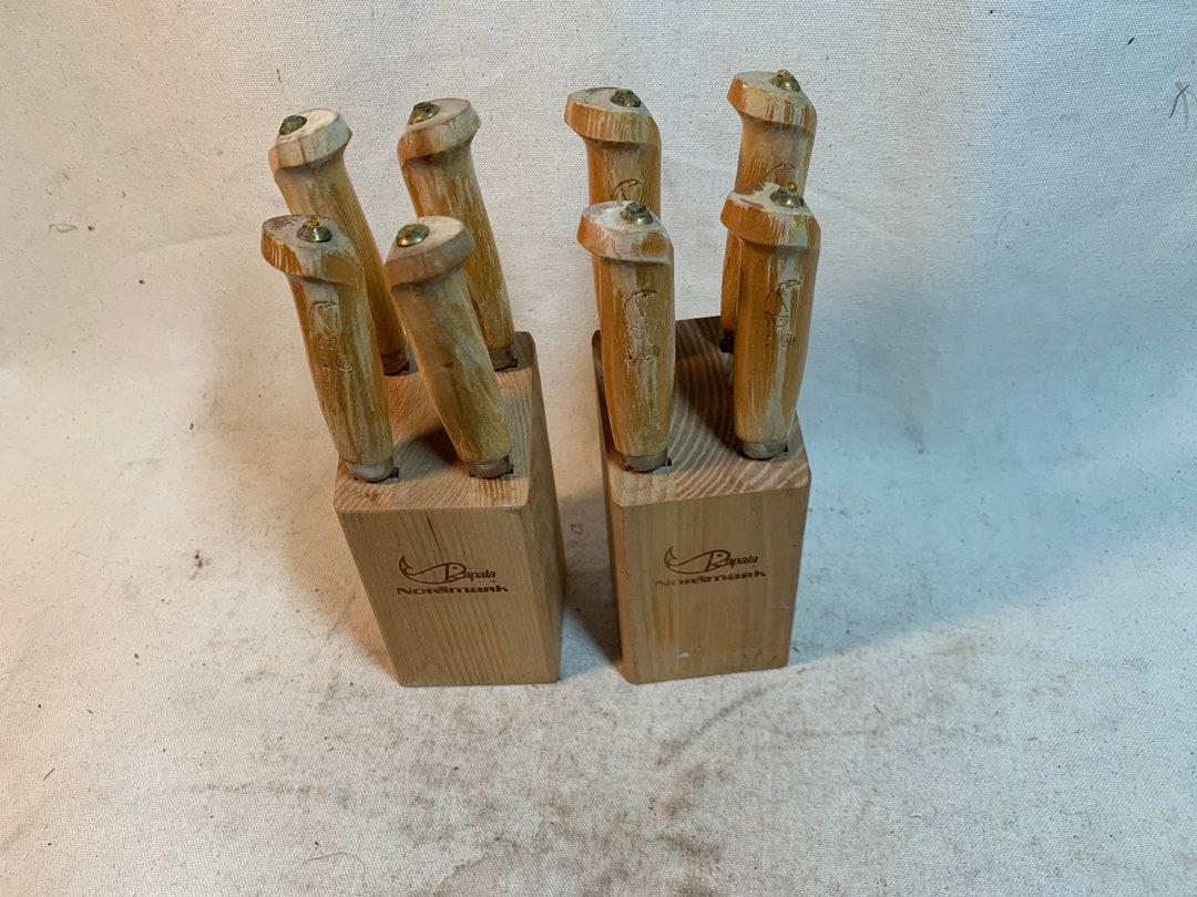 Set of Two Eight Fish Knives Total - Etsy