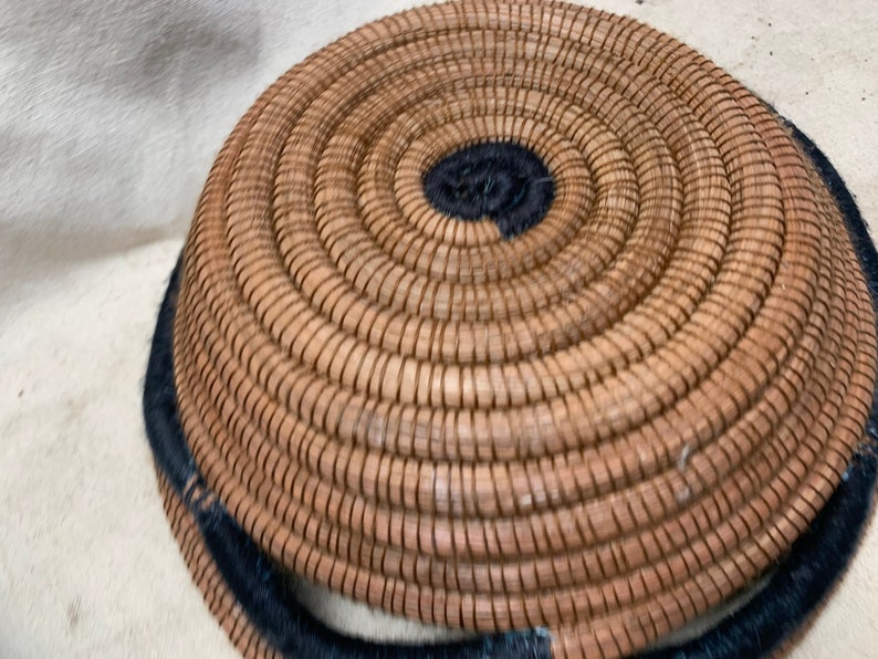 Hand Woven Coil Basket | Etsy