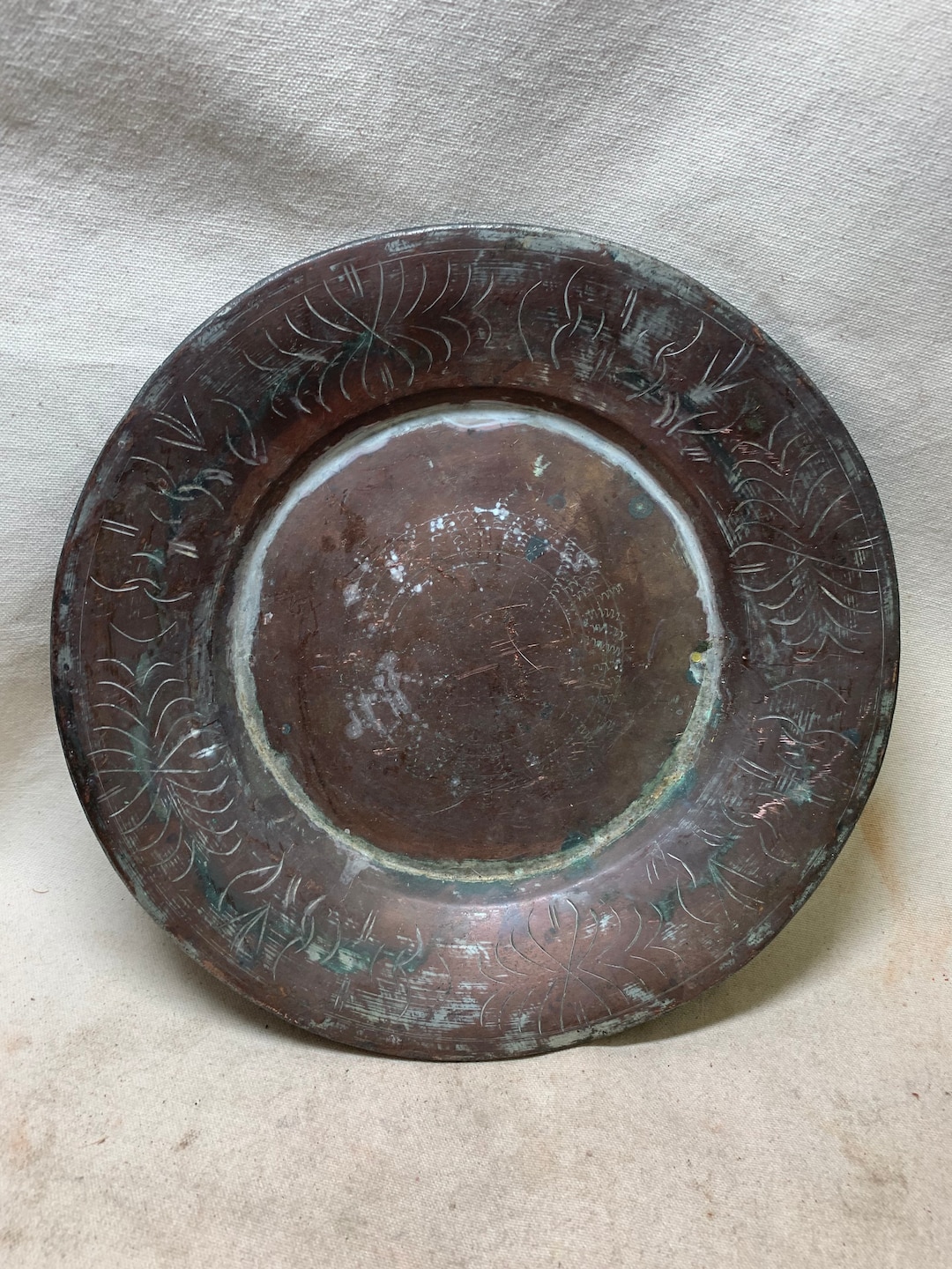 Indian Metal Plate - Etsy