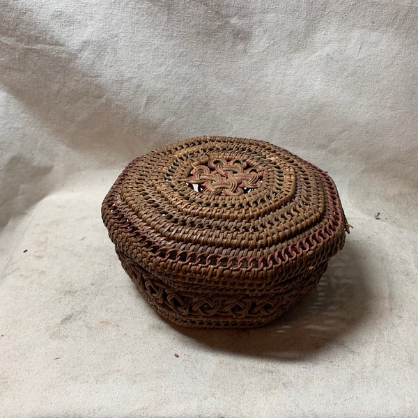 Covered Basket - Etsy