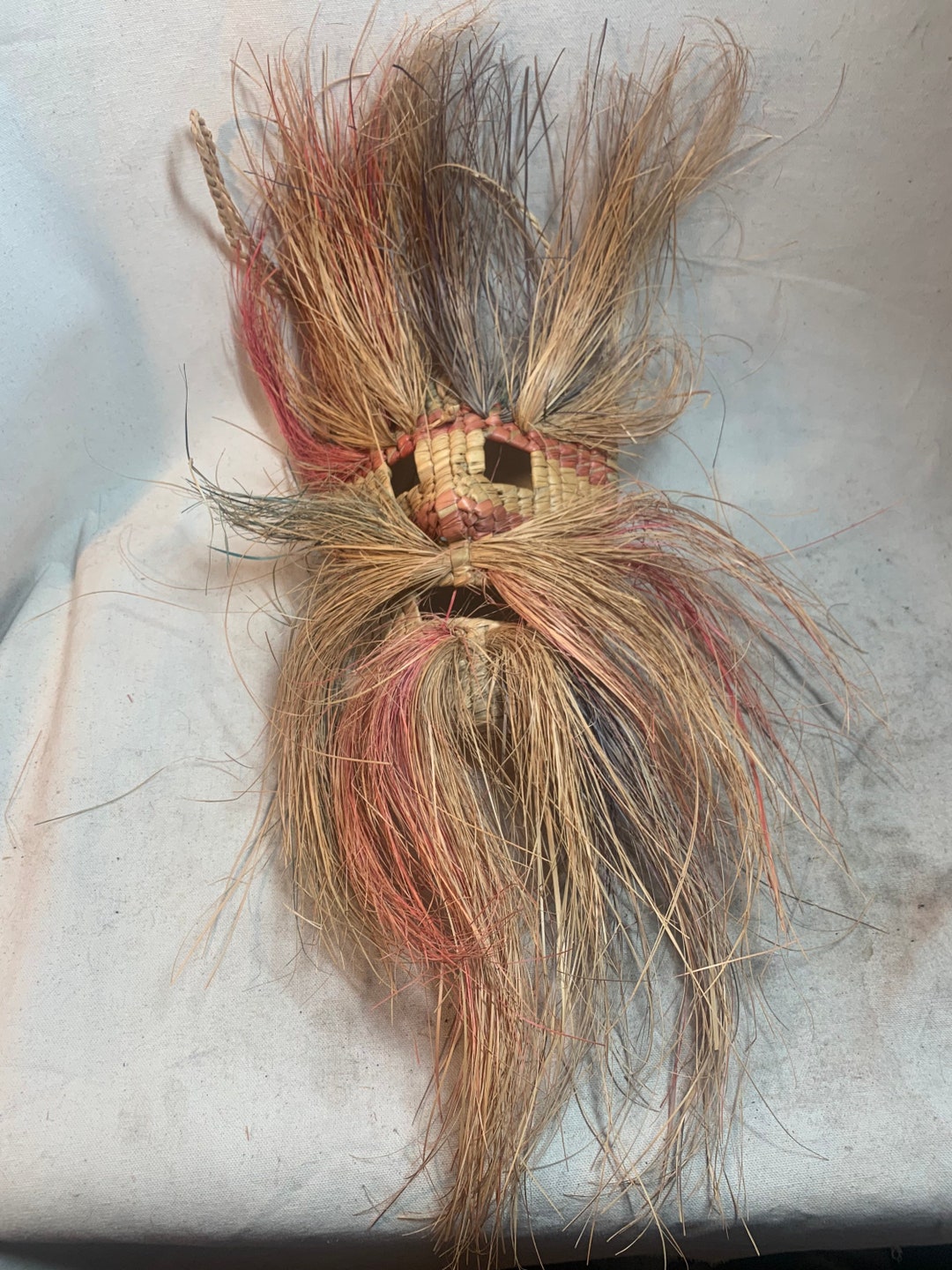 Funky Rattan Mask - Etsy