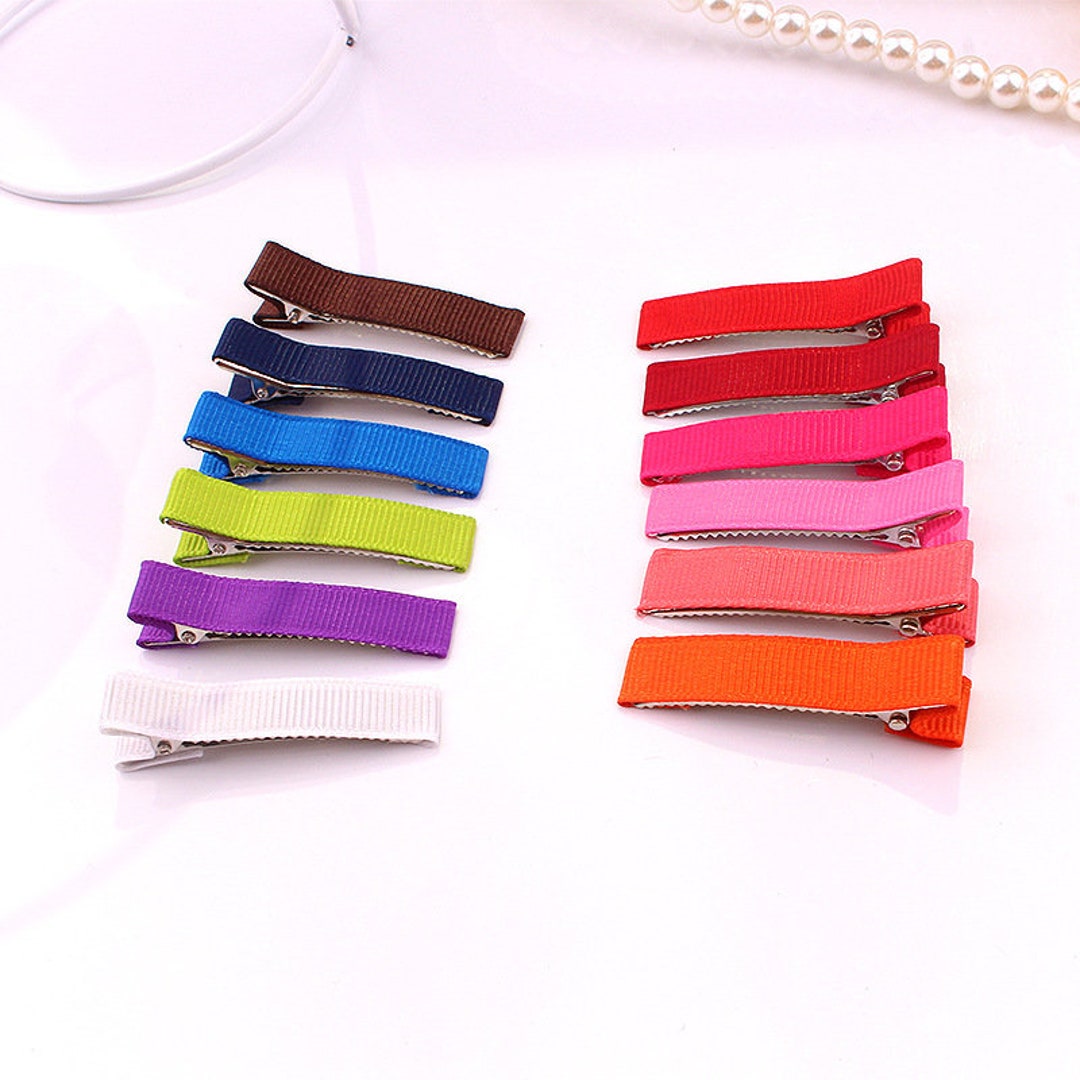 Lined Clips 2'' Double Aligator Clips ,hair Clips, Alligator Clips, Bow ...