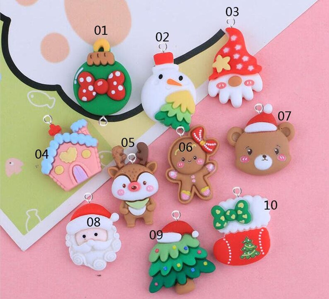 Christmas Charms Christmas Tree Pendant Holiday for DIY Bracelet ...