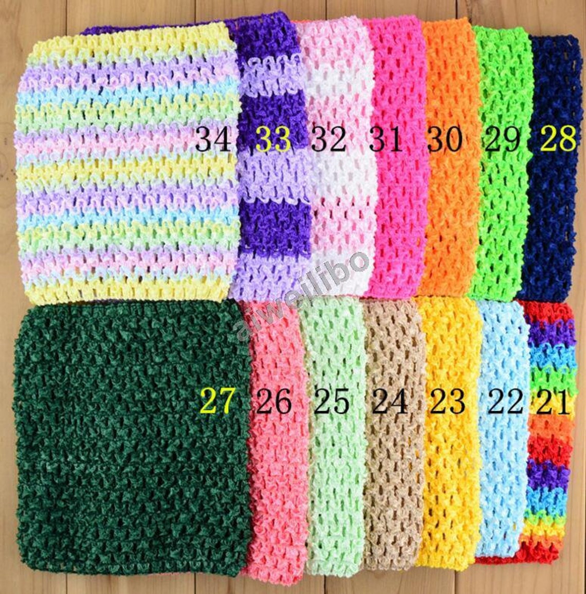 Crochet Elastic Headbandswholesale Headbands elastic | Etsy