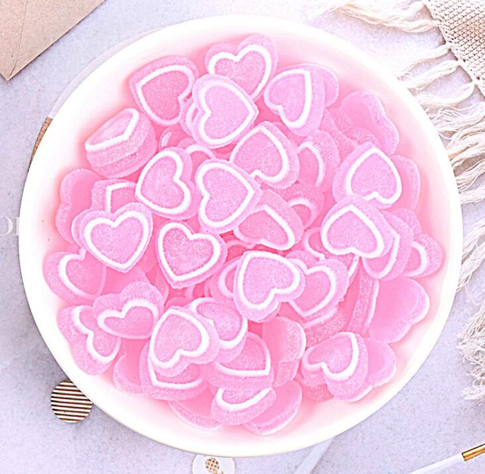Heart Flatback Resin Cabochons for Embellishments DIY Craft - Etsy