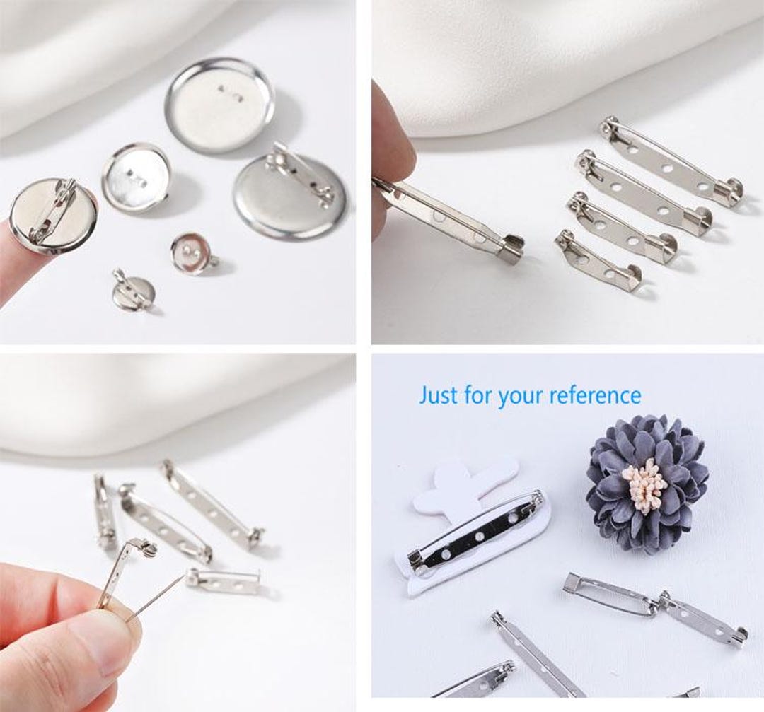 Stainless Steel Brooch, Pin Back Fasteners, Pin and Brooch, Stainless ...
