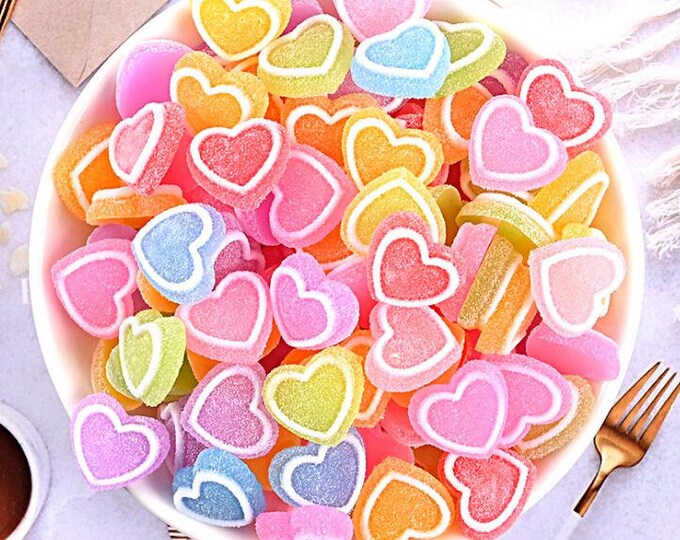 Heart Flatback Resin Cabochons for Embellishments DIY Craft - Etsy