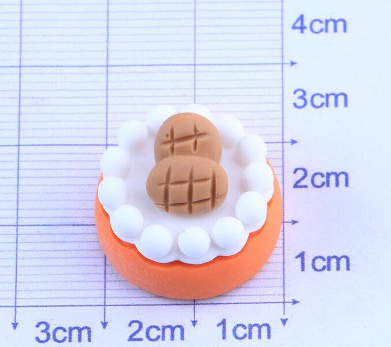 Kawaii Cute Resin Cake Flat Back Cabochons Scrapbooking DIY - Etsy