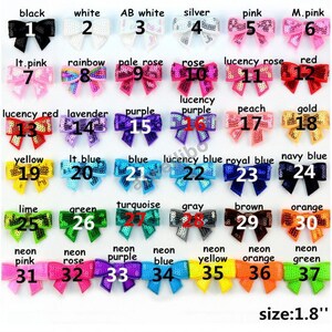 1.8 Inch Sequin Bows, Wholesale Sequin Bows, Sequin Bows for DIY Hair ...