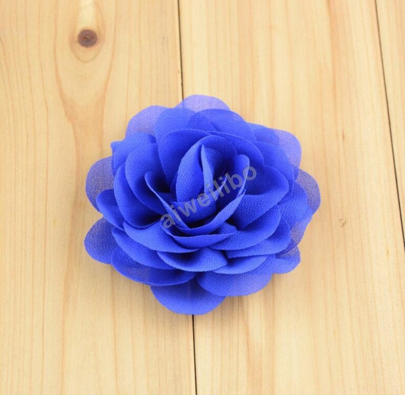 Chiffon Fabric Fowers fabric Flowers Multicolor Chiffon - Etsy