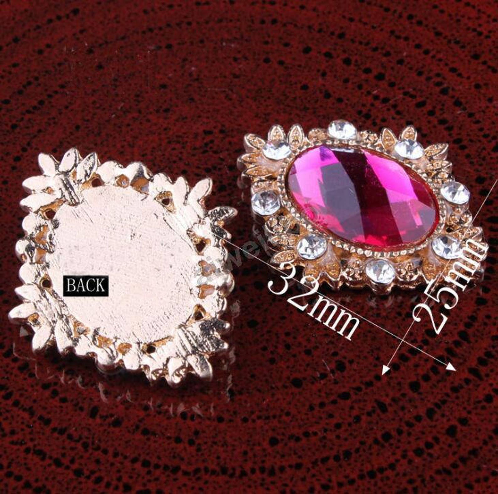 Rhinestone Button ,metal Rhinestone Button,flat Back Rhinestone Button ...