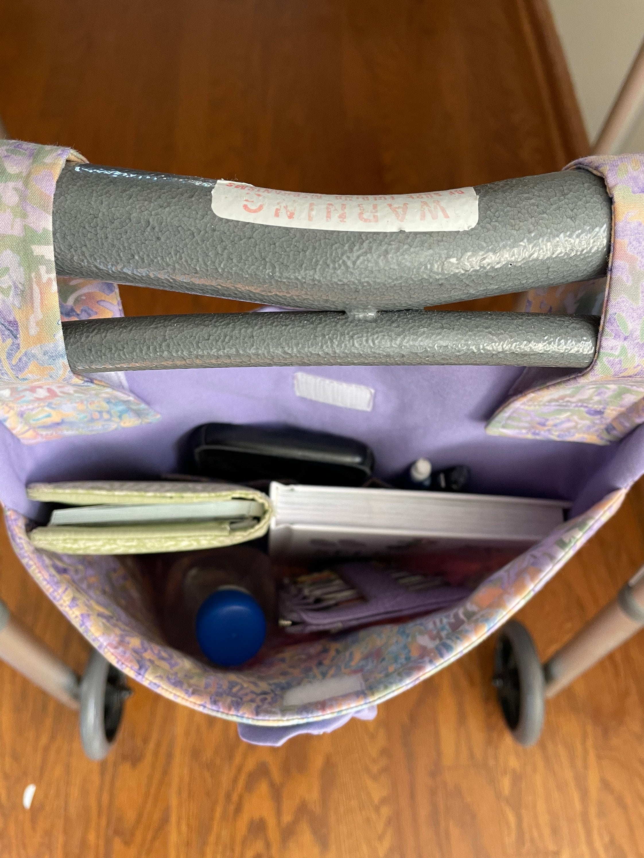 Walker Caddy, Walker Tote Bag , Walker Purse, Walker Bag With Flower ...