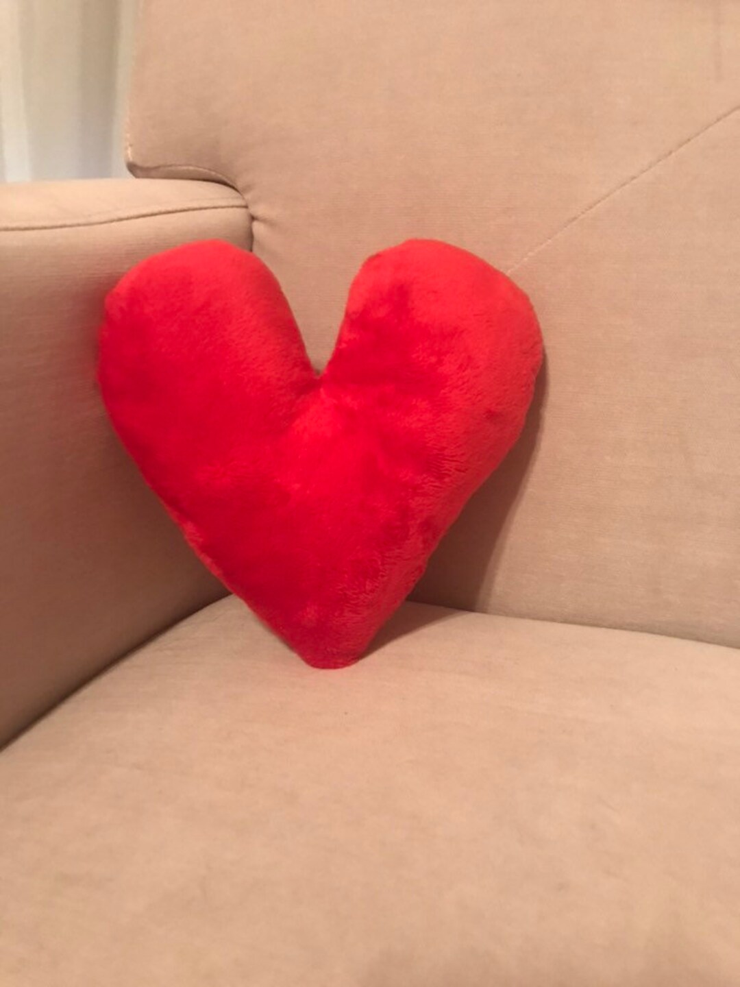 I Love You Gift, Stuffed Red Heart, Get Well Gift, Red Heart Pillow ...