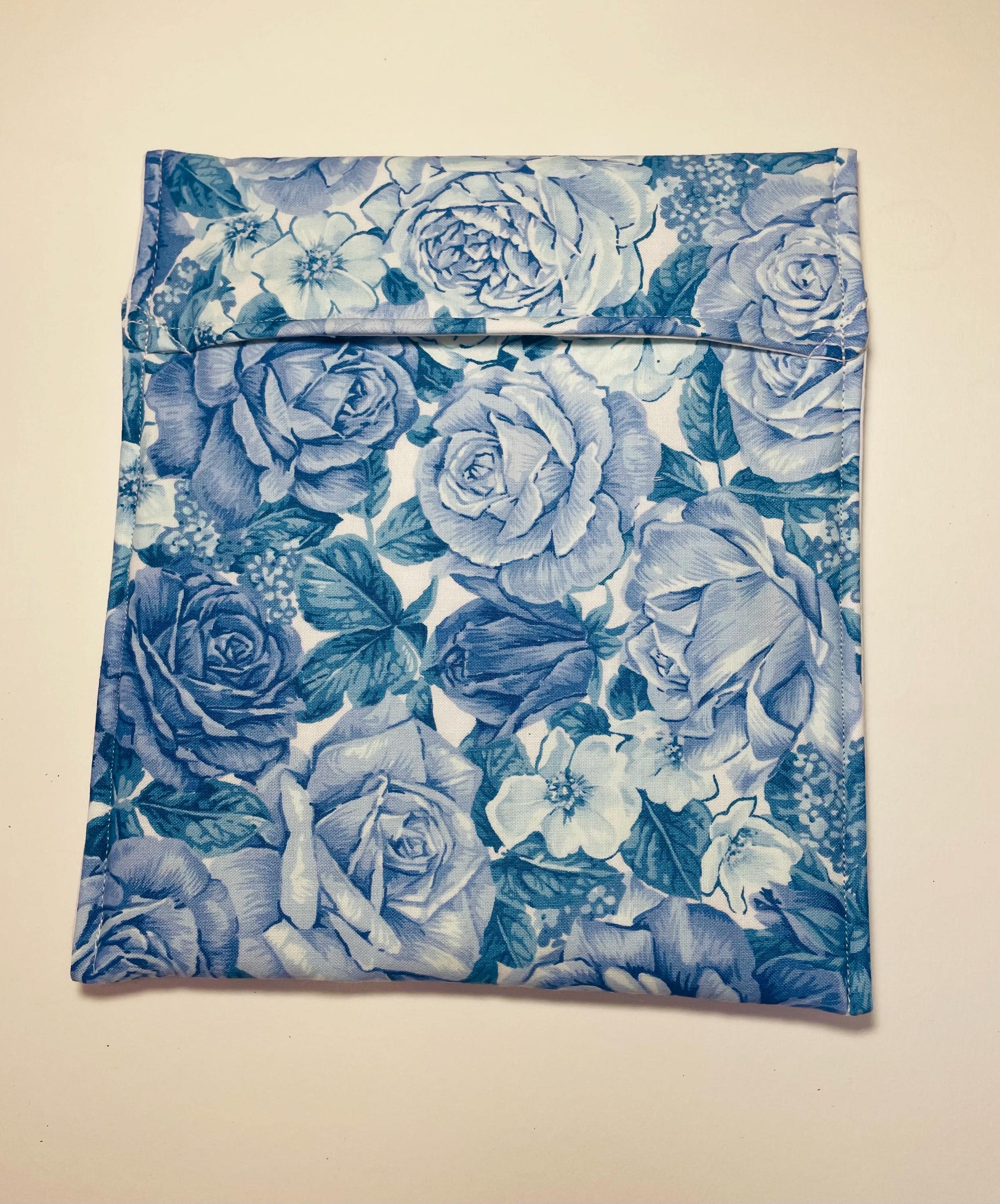 Blue Floral Microwave Potato Cooking Bag - Etsy