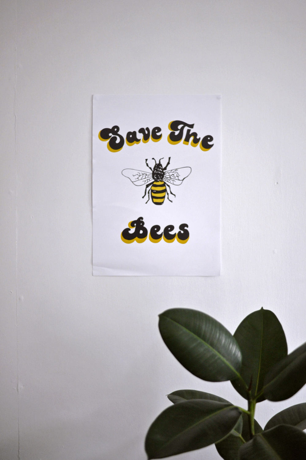 Save the Bees Poster - Etsy UK