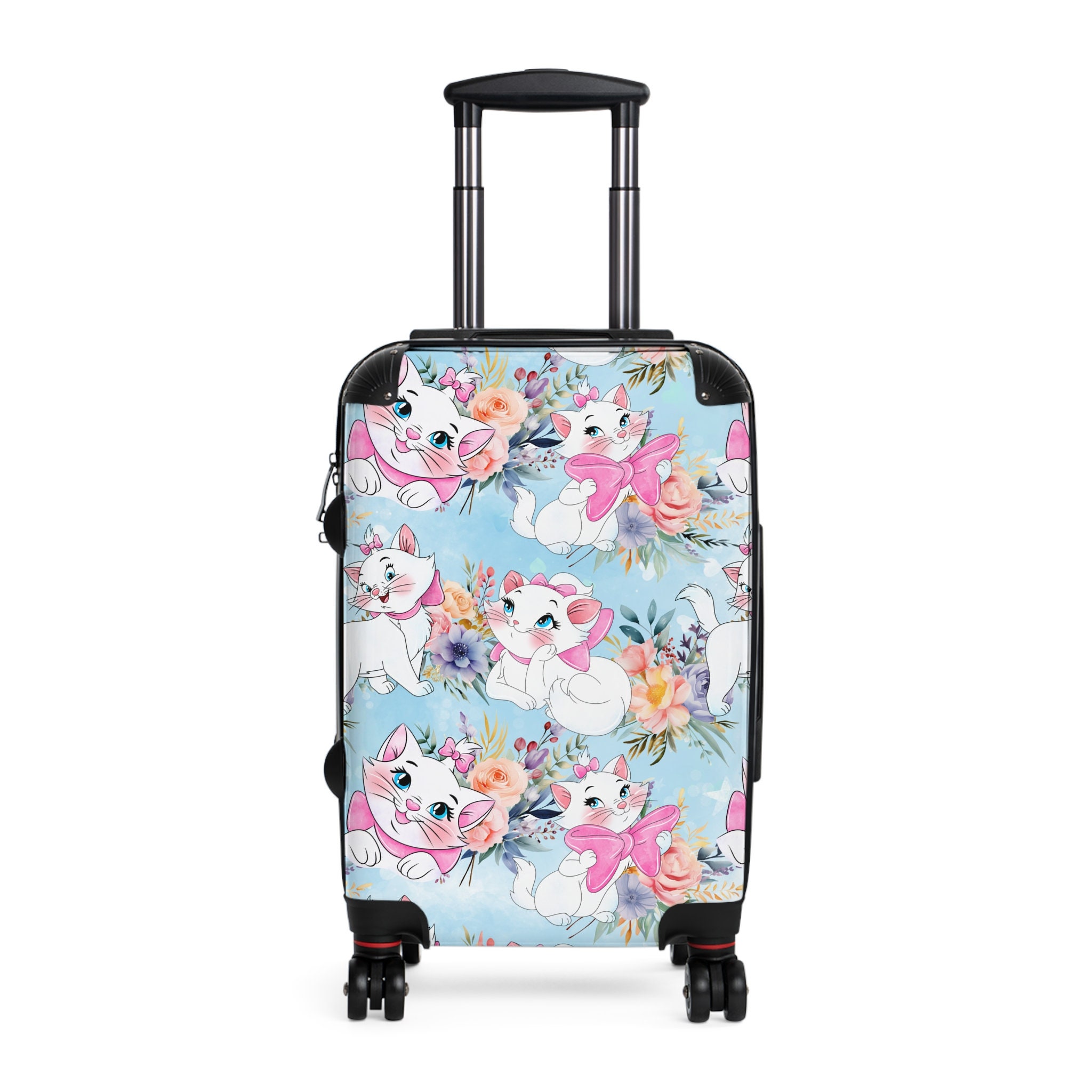 Seamless Marie Aristocats Floral Custom Design Rolling Suitcase - Etsy