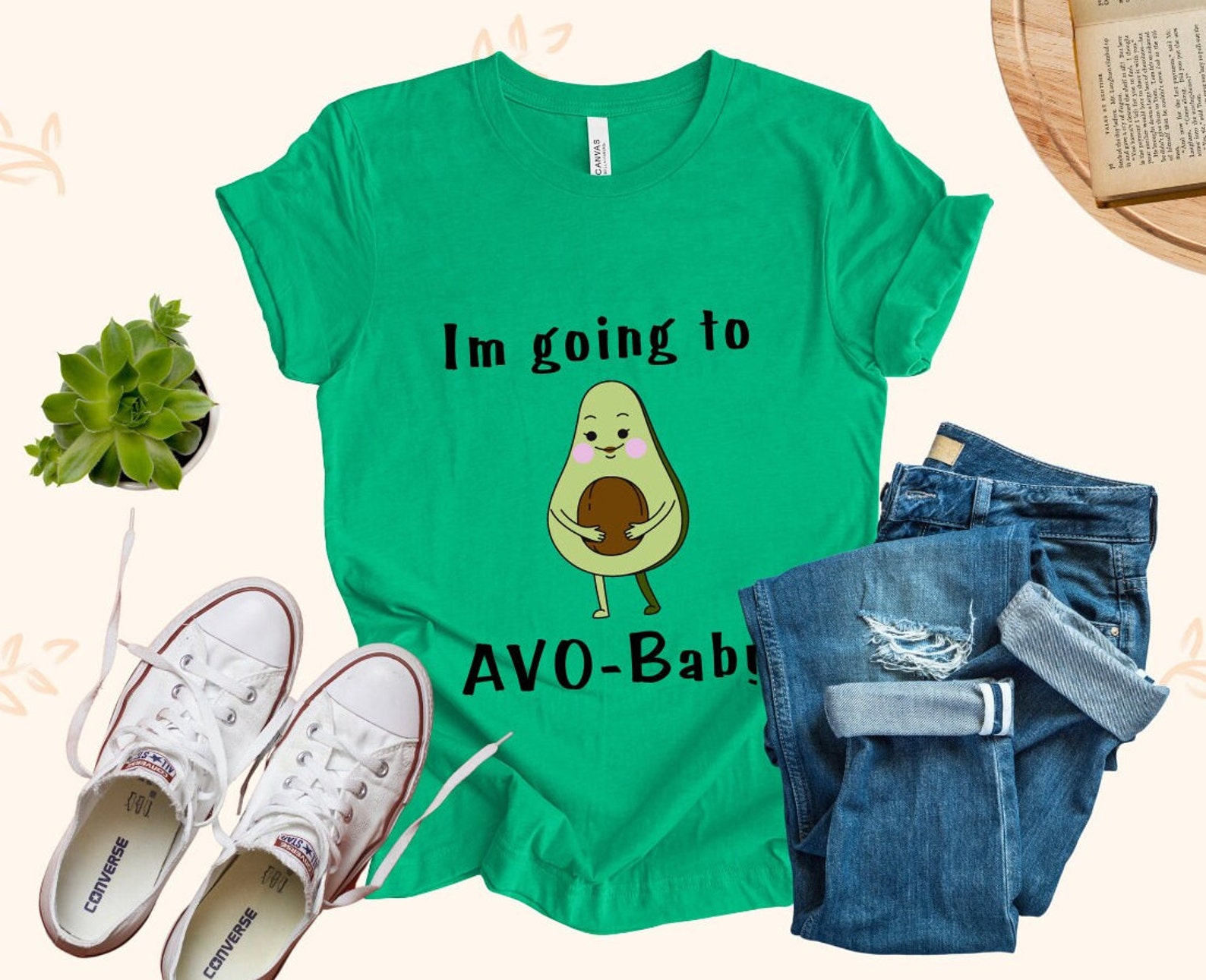 Baby Bump Tshirt, Im Having a Baby, Avocado Lover, Avocado Baby Top ...