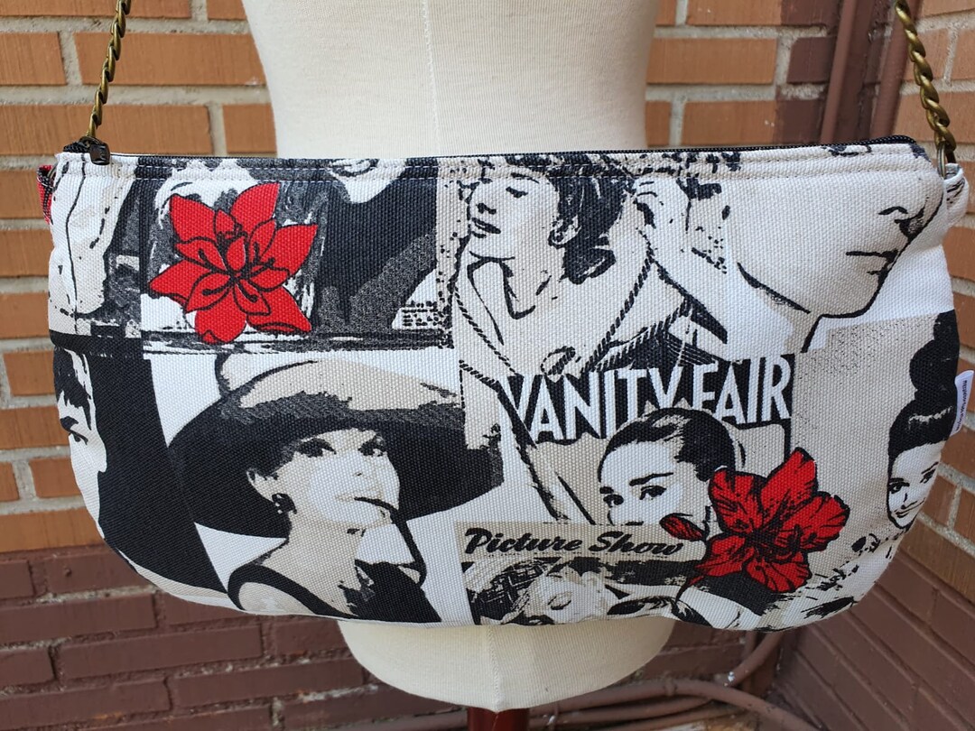 Bolso De Audrey, Bolso Estampado, Bolso De Tela, Audrey Hepburn, Bolso ...