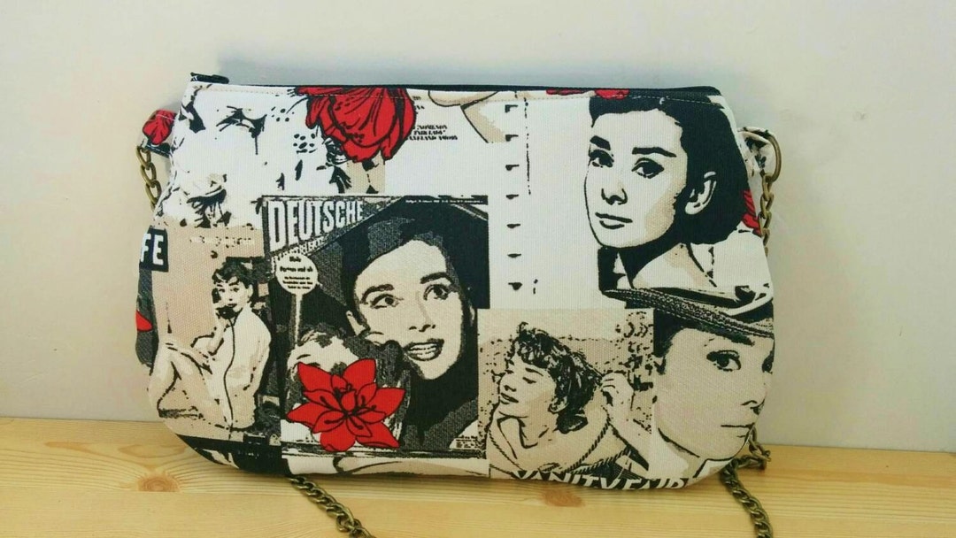 Bolso De Audrey, Audrey Hepburn, Bolso Tela, Bolso De Mano Audrey ...