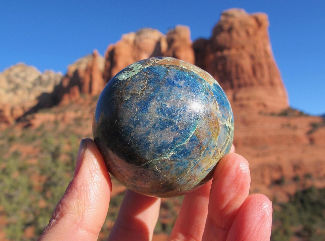 Starseed Forest Explorer Rare Polished Shattuckite Crystal Sphere Sedona Vortex Reiki Infused - Etsy