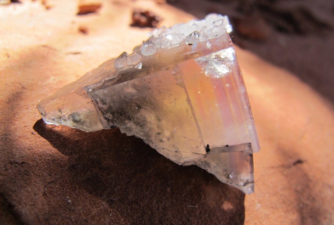 Starlight Ascension Gemmy Silver-grey and Yellow Blue Lavender Fluorite ...