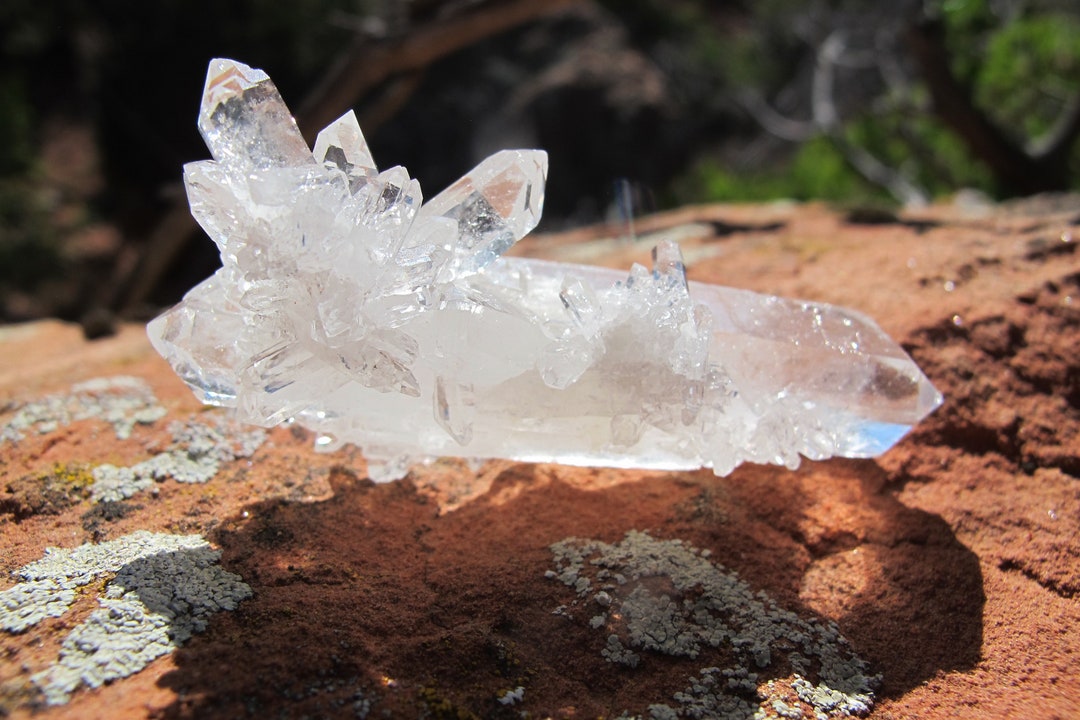 Angelic Neptune Gemmy Double Terminated Clear Quartz Crystal Cluster ...