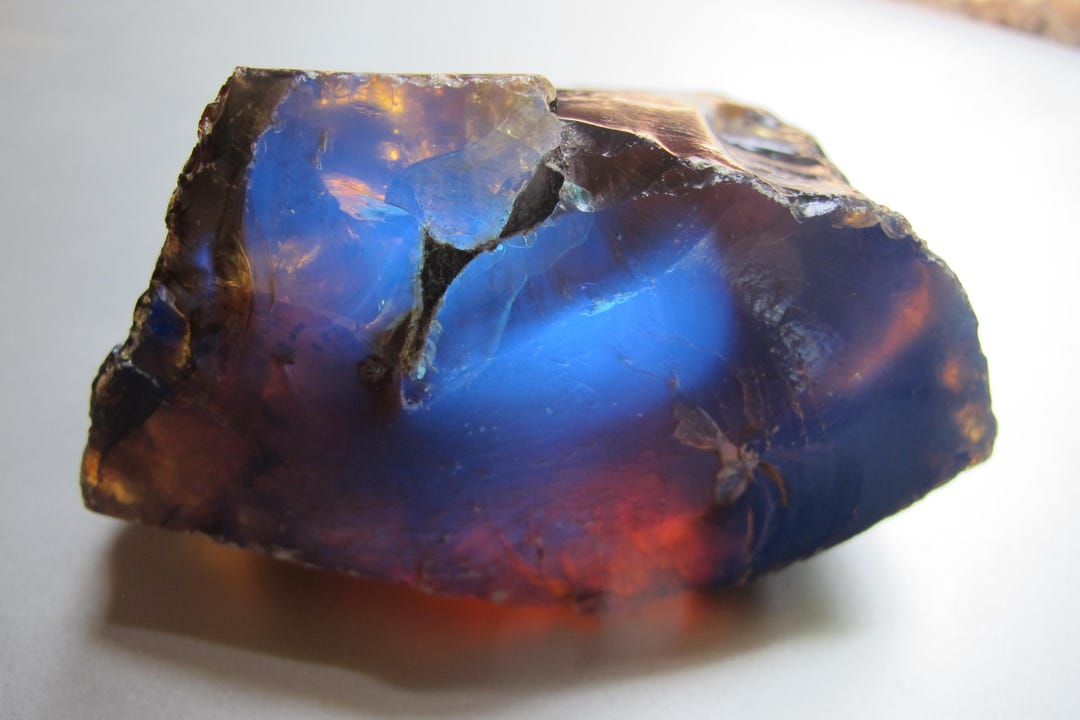 Atlantis Star Port Rare Translucent Sumatran Blue Amber Crystal Sedona ...
