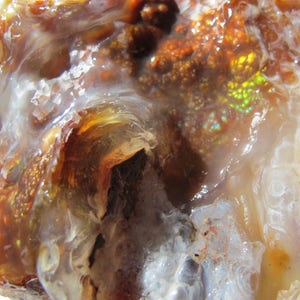 Mystic Nebula Cluster Large Orange Yellow Green Red Violet Semi ...