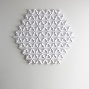 Mandala Large White Wall Decor White Paper Wall Art - Etsy