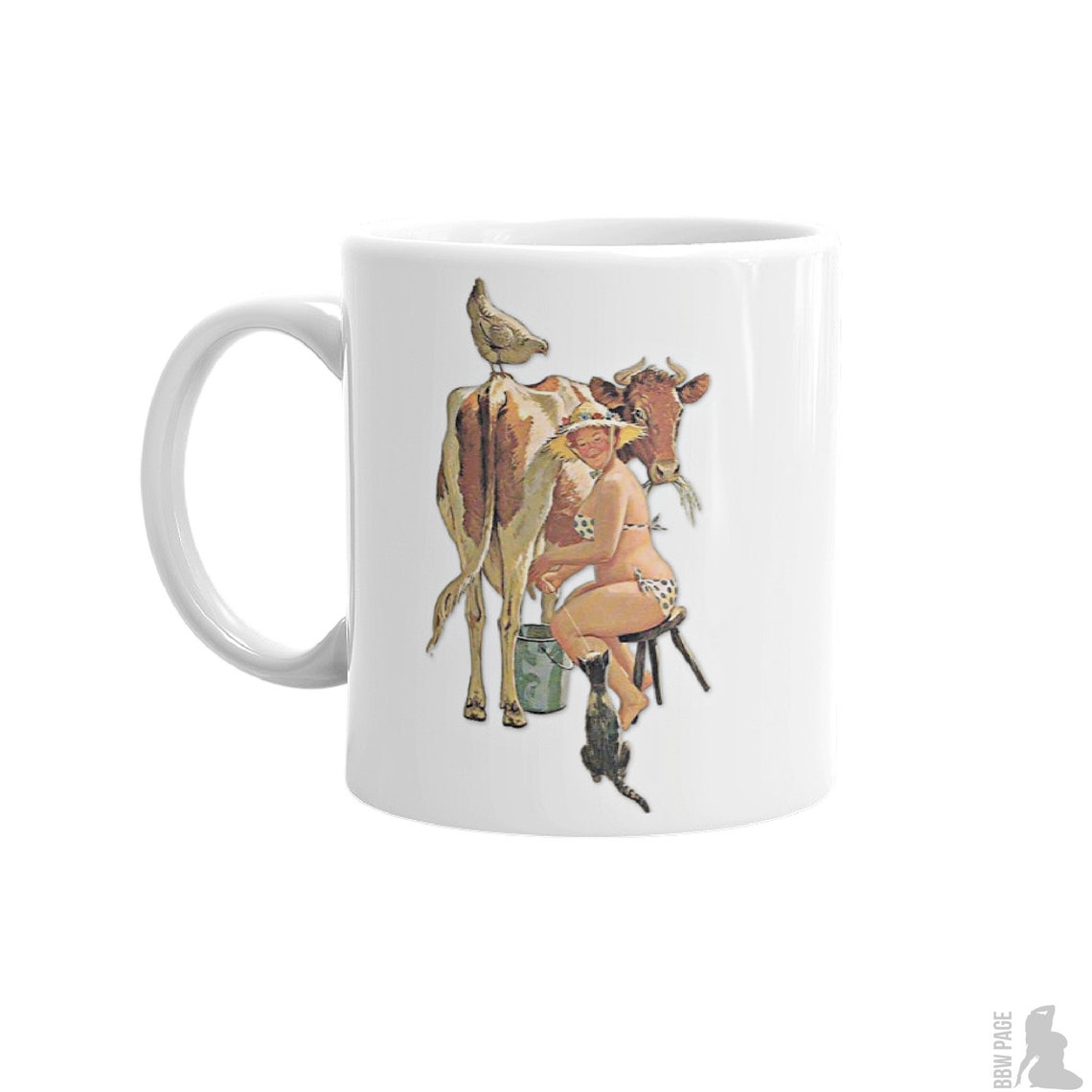 Hilda Duane Bryers Mug BBW Pinup Girl Cup - Etsy