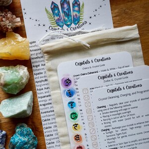 Chakra Healing Crystals Set: Custom Energy Alignment, Witchy Gift - Etsy