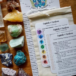 Cosmic Calling Crystal Set: Healing Stones Gift Kit With Metaphysical ...