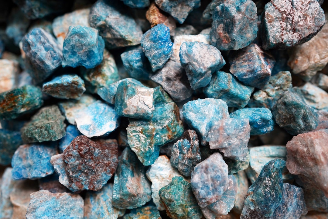 Raw Apatite Stones Bulk Wholesale Rough Rocks Minerals Rockhound ...