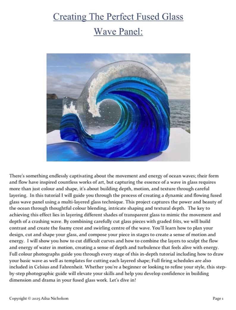 Riding the Wave - A Step-by-step Guide to Creating a Freestanding Fused ...