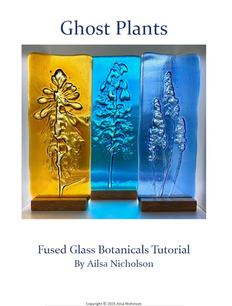Ghost Plants - an Introduction to Fused Glass Botanical Art. - Etsy