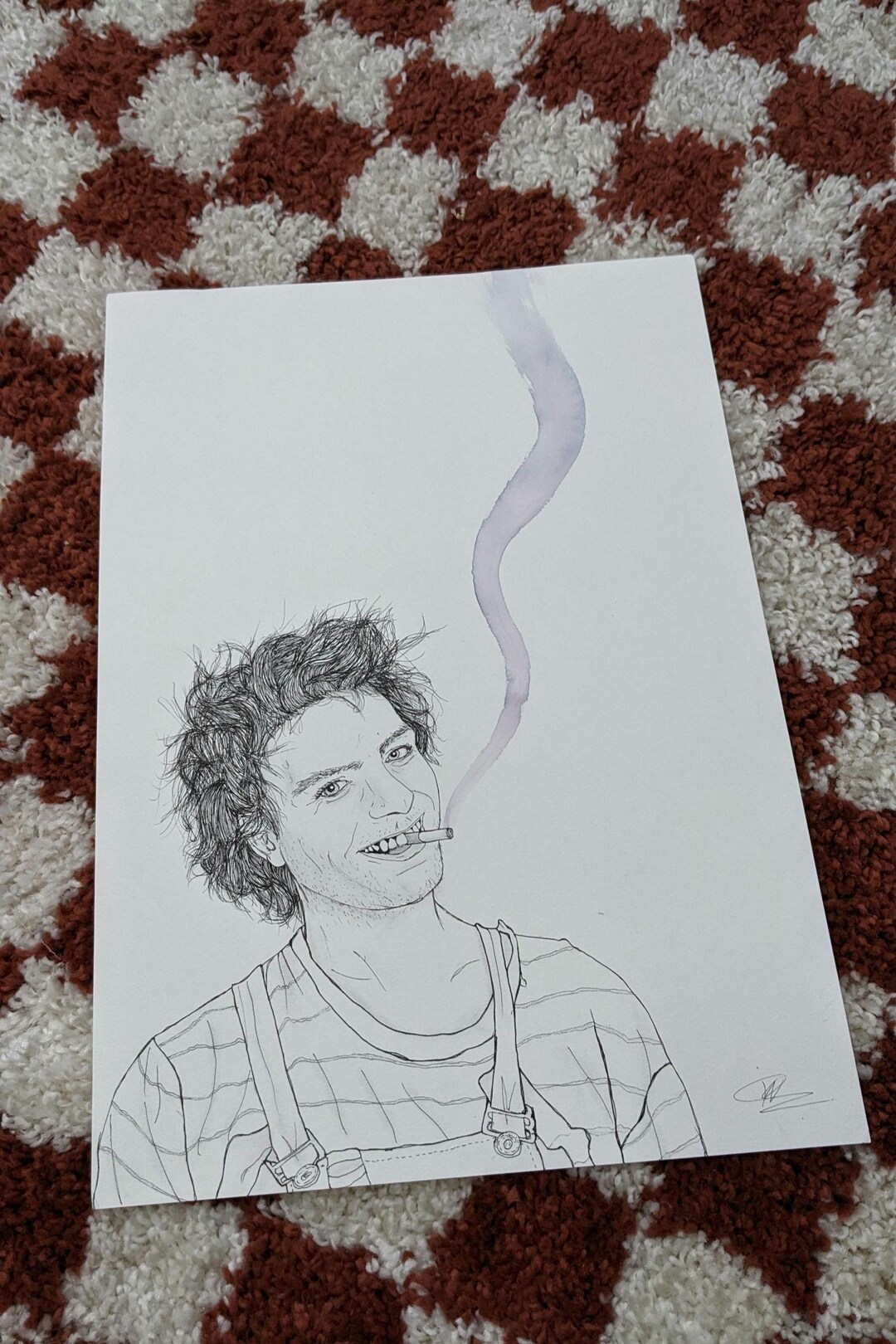 Mac Demarco A3 Illustration Original Artwork - Etsy