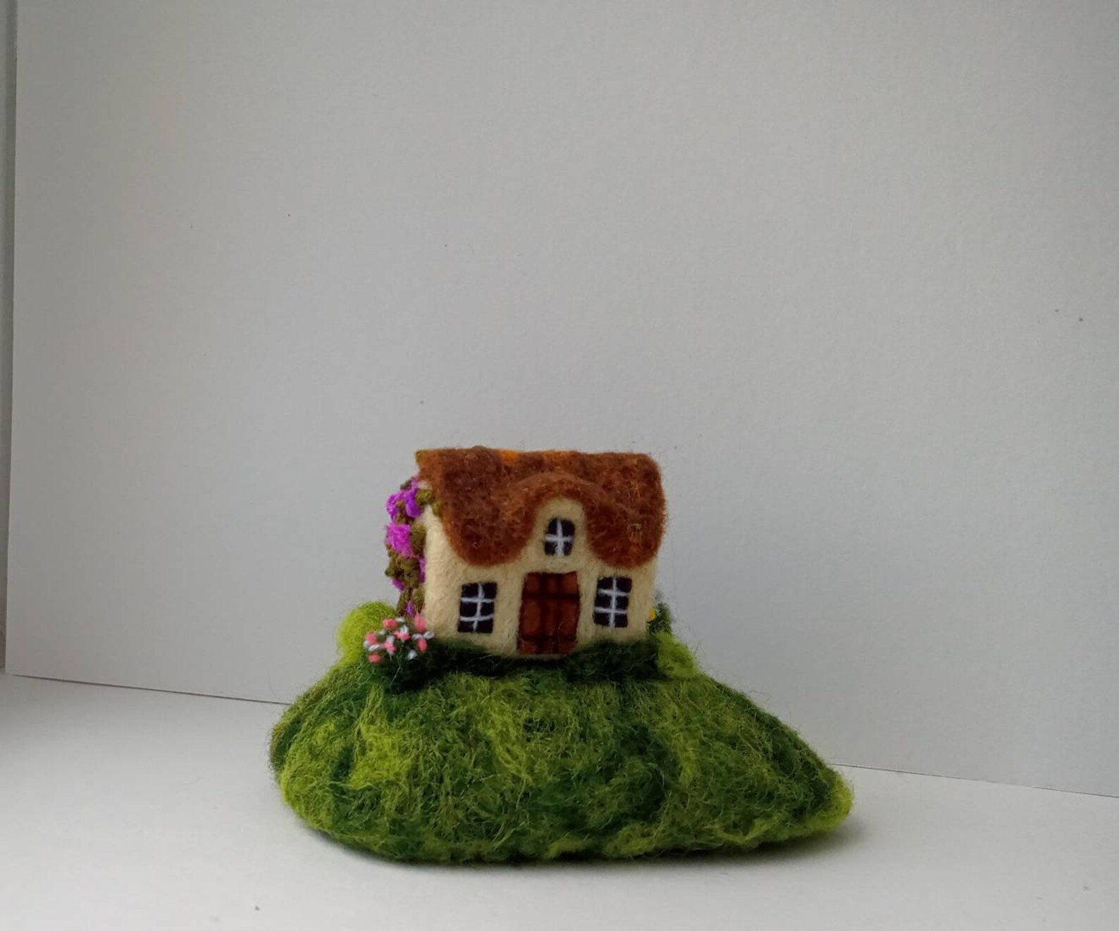 Needle Felted House Felt Cottage - Etsy