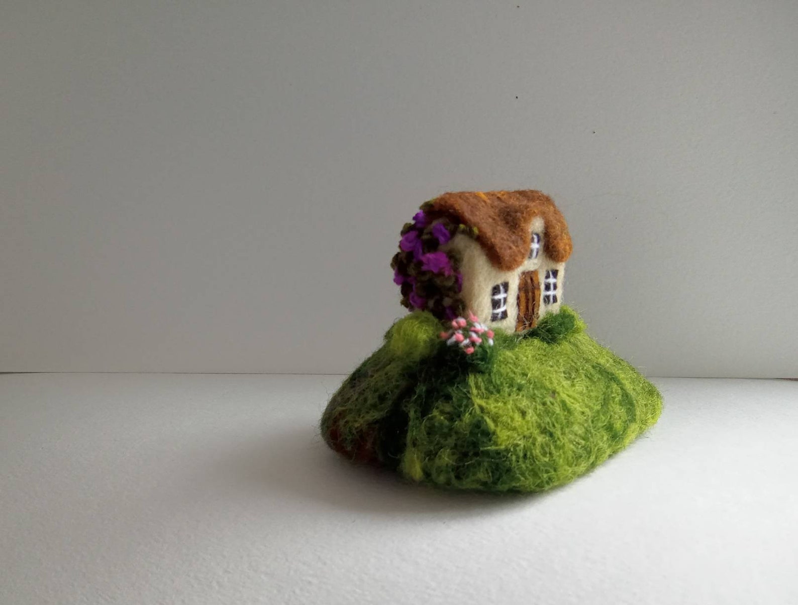 Needle Felted House Felt Cottage - Etsy