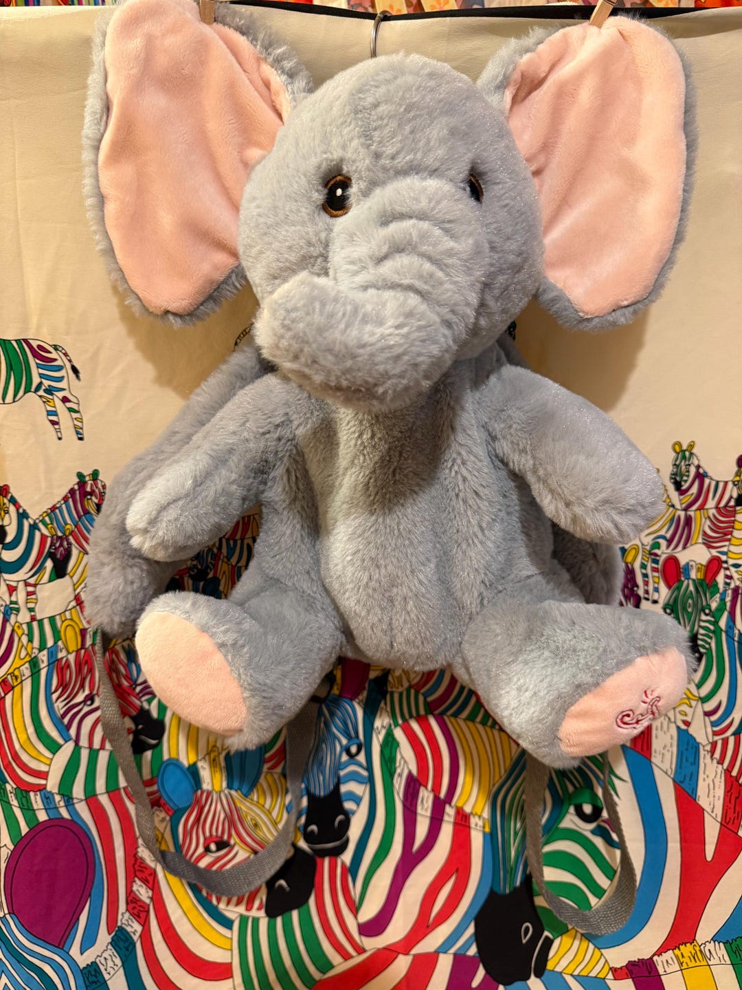 Elephant Backpack-flappers by Canenco Eco Plush-recycled Plastic ...